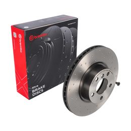 Brembo XTRA LINE 09.B570.1X Bremsscheibe vorne rechts links Gelocht/innenbel. 328mm f&uuml;r BMW 34106879122 34106787490