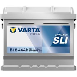 Varta Starterbatterie DYNAMIC SLI 12 V, 44 Ah, 440 A 544402044K262 12V 44Ah 440A f&uuml;r VW SUZUKI PEUGEOT FIAT / LANCIA TOYOTA AUDI OPEL NISSAN RENAULT C