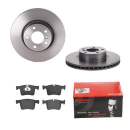 Brembo Bremsensatz-Vorderachse COATED DISC LINE / STANDARD IJDTIDCPS8 Bremsensatz, Scheibenbremse vorne rechts links innenbel&uuml;ftet 328mm f&uuml;r BMW 34106