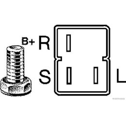 Herth+Buss JAKOPARTS Generator J5119006 &Oslash;128mm 128mm f&uuml;r ISUZU 4317072 94241630 8-94411-908-2