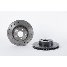 Brembo Bremsscheibe COATED DISC LINE 09.8127.11 vorne rechts links Gelocht 312mm f&uuml;r MERCEDES-BENZ 2204210912 A2204210912