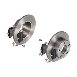 Brembo Bremsensatz-Hinterachse COATED DISC LINE / STANDARD IJDTIDI7D4 Bremsensatz, Scheibenbremse hinten rechts links voll 245mm f&uuml;r SKODA VW SEAT PEU