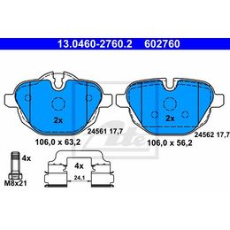 ATE Bremsensatz-Hinterachse IJF141I0V0 Bremsensatz, Scheibenbremse hinten rechts links bel&uuml;ftet 330mm f&uuml;r BMW 34216775287 34216788284 34216870558