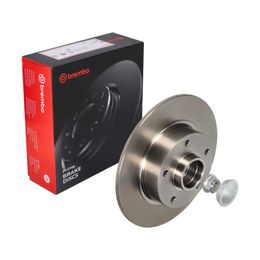 Brembo Bremsscheibe BEARING DISC LINE 08.B369.17 hinten rechts links voll 260mm f&uuml;r RENAULT 432001539R 432008191R 432001868R