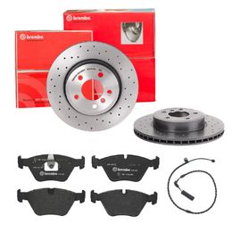 Brembo Bremsensatz-Vorderachse XTRA LINE / STANDARD SK8K0F1KX3 Bremsensatz, Scheibenbremse vorne rechts links Gelocht/innenbel. 325mm f&uuml;r BMW ROVER SF