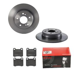 Brembo Bremsensatz, Scheibenbremse 1420-54212 hinten rechts links voll 278mm f&uuml;r MERCEDES-BENZ CHRYSLER 2104230112 2034230012 5098066AA