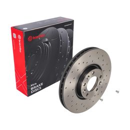 Brembo Bremsscheibe 09.C133.1X vorne rechts links Gelocht/innenbel. 303,5mm f&uuml;r CITRO&Euml;N (DF-PSA) PEUGEOT TOYOTA IVECO VAUXHALL OPEL DS 4249A3 16427604