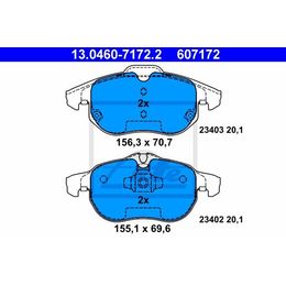 ATE Bremsensatz-Vorn und hinten SG00000DPO Bremsensatz, Scheibenbremse vorne rechts links bel&uuml;ftet 285mm f&uuml;r GENERAL MOTORS FIAT VAUXHALL MAZDA SAAB F