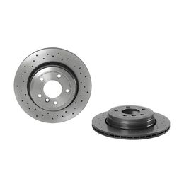 Brembo Bremsscheibe XTRA LINE 09.9425.1X hinten rechts links Gelocht 320mm f&uuml;r BMW (BRILLIANCE) 34216753215 34216778965 34216864061