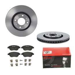 Brembo Bremsensatz, Scheibenbremse 1420-53700 vorne rechts links innenbel&uuml;ftet 283mm f&uuml;r CITRO&Euml;N (DF-PSA) PEUGEOT DONGFENG FENGXING GEELY OPEL 1619790