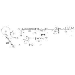 ATE Bremsschlauch 24.5161-0776.3 vorne rechts f&uuml;r PEUGEOT CITRO&Euml;N 4806K5
