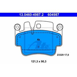 ATE Bremsensatz-Vorn und hinten SG00000D5V Bremsensatz, Scheibenbremse vorne rechts links Gelocht/innenbel. 318mm f&uuml;r PORSCHE 99635140502 99635293900