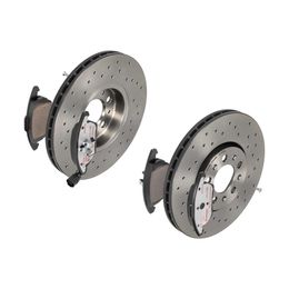 Brembo Bremsensatz-Vorderachse XTRA LINE SK8K0F22K5 Bremsensatz, Scheibenbremse vorne rechts links Gelocht/innenbel. 288mm f&uuml;r SKODA VW (SVW) SEAT (FA