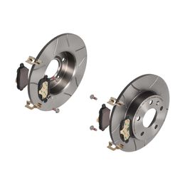 Brembo Bremsensatz, Scheibenbremse 1420-53605 hinten rechts links Geschlitzt 264mm f&uuml;r KIA GENERAL MOTORS SATURN VAUXHALL OPEL 1605967 93169164 955266