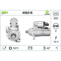 Valeo Starter REMANUFACTURED PREMIUM 460444 12V f&uuml;r SKODA VW SEAT AUDI 2M911023PX 02M911023NX 02M911024NX