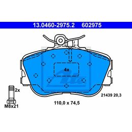 ATE Bremsensatz-Vorn und hinten SG00000DRE Bremsensatz, Scheibenbremse vorne rechts links voll 284mm f&uuml;r MERCEDES-BENZ A0004209820 A2014230912 A002420
