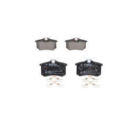Bosch Bremsensatz, Scheibenbremse IJF1411S52 hinten rechts links voll 260mm f&uuml;r RENAULT VW DACIA 7701208213 7701208416 5C0698451A