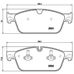Brembo Bremsensatz-Vorn und hinten SG00000ERW Bremsensatz, Scheibenbremse vorne rechts links innenbel&uuml;ftet 345mm f&uuml;r MERCEDES-BENZ BRABUS A1664230212