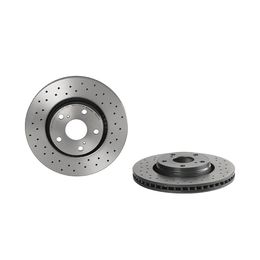 Brembo Bremsscheibe XTRA LINE 09.B043.1X vorne rechts links Gelocht 295mm f&uuml;r TOYOTA 435120F030