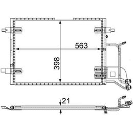 Mahle Kondensator, Klimaanlage AC 352 000S f&uuml;r VW CUPRA AUDI 7H0820896 8D0260403C 8D0260401A