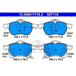 ATE Bremsensatz, Scheibenbremse 1420-42991 vorne rechts links bel&uuml;ftet 280mm f&uuml;r VAUXHALL OPEL CHEVROLET 1605035 9195145 93197592