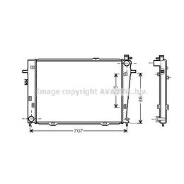 PRASCO K&uuml;hler, Motork&uuml;hlung HY2126 f&uuml;r HYUNDAI KIA 253102E500