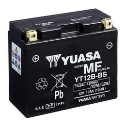 Yuasa YT12B 12V 10Ah 210A Starterbatterie 11Ah f&uuml;r TRIUMPH MOTORCYCLES DUCATI YAMAHA KAWASAKI APRILIA PIAGGIO VESPA BIMOTA