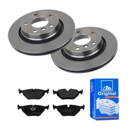 ATE Bremsensatz-Hinterachse IJF141EBW7 Bremsensatz, Scheibenbremse hinten rechts links bel&uuml;ftet 294mm f&uuml;r SAAB MG BMW ROVER 34216761238 34211162446 34