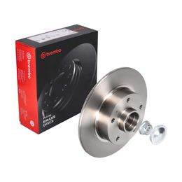 Brembo Bremsscheibe BEARING DISC LINE 08.B369.37 hinten rechts links voll 260mm f&uuml;r RENAULT 432000166R 432009292R 432024629R
