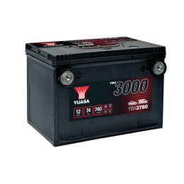 Yuasa YBX3000 - SMF 12V 74Ah 740A YBX3780 Starterbatterie f&uuml;r PONTIAC CHEVROLET CADILLAC HUMMER SAAB BUICK DODGE DFSK