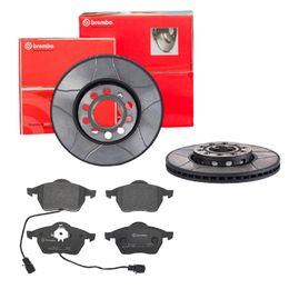 Brembo Bremsensatz-Vorderachse MAX LINE / STANDARD SK8K0F3911 Bremsensatz, Scheibenbremse vorne rechts links innenbel&uuml;ftet 288mm f&uuml;r SKODA VW SEAT ZHO