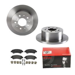 Brembo Bremsensatz-Hinterachse IJDTIDIOJ2 Bremsensatz, Scheibenbremse hinten rechts links voll 280mm f&uuml;r PEUGEOT FIAT CITRO&Euml;N 1607880480 71740118 4253