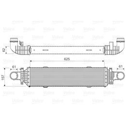 Valeo Ladeluftk&uuml;hler 818631 f&uuml;r MERCEDES-BENZ (BBDC) 2045000200 A2045000200