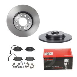 Brembo Bremsensatz-Hinterachse COATED DISC LINE / STANDARD IJDTIDI116 Bremsensatz, Scheibenbremse hinten rechts links voll 278mm f&uuml;r ALFA ROMEO JEEP F