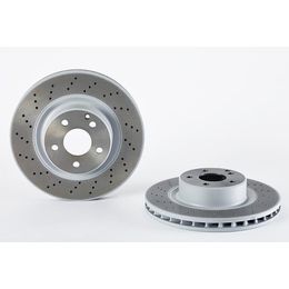 Brembo Bremsscheibe COATED DISC LINE 09.A353.11 vorne rechts links Gelocht 330mm f&uuml;r MERCEDES-BENZ 2204210812 A2204210812 A2204212512