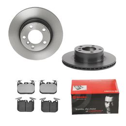 Brembo Bremsensatz-Vorderachse COATED DISC LINE / STANDARD IJDTIDCQT2 Bremsensatz, Scheibenbremse vorne rechts links innenbel&uuml;ftet 300mm f&uuml;r BMW 34356