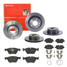 Brembo Bremsensatz-Vorn und hinten SG00000E8V Bremsensatz, Scheibenbremse vorne rechts links innenbel&uuml;ftet 300mm f&uuml;r BMW (BRILLIANCE) 34214031725 3421