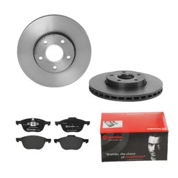 Brembo Bremsensatz-Vorderachse COATED DISC LINE / STANDARD IJDTIDEHF5 Bremsensatz, Scheibenbremse vorne rechts links innenbel&uuml;ftet 278mm f&uuml;r MITSUBISH