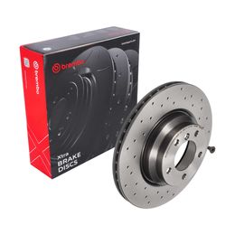 Brembo Bremsscheibe XTRA LINE 09.A259.1X vorne rechts links Gelocht/innenbel. 330mm f&uuml;r BMW (BRILLIANCE) 34116854999 34116764645