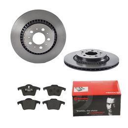 Brembo Bremsensatz-Hinterachse COATED DISC LINE / STANDARD IJDTIDKG74 Bremsensatz, Scheibenbremse hinten rechts links innenbel&uuml;ftet 308mm f&uuml;r VOLVO 27
