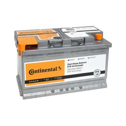 Continental EFB 12V, 80 Ah, 800 A 2800012040280 Starterbatterie 12V 80Ah 800A f&uuml;r VW FIAT TOYOTA AUDI BMW 000915105ED 61218720722 288000L520