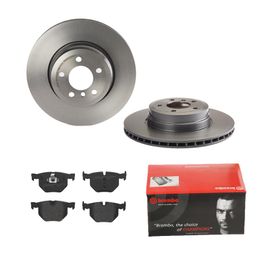 Brembo Bremsensatz-Hinterachse COATED DISC LINE / STANDARD IJDTIDICD4 Bremsensatz, Scheibenbremse hinten rechts links innenbel&uuml;ftet 345mm f&uuml;r BMW 3421