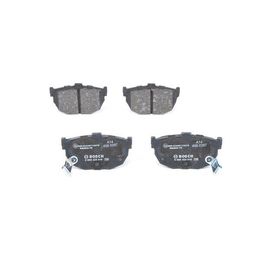 Bosch Bremsensatz, Scheibenbremse ijf1411nf4 Hinterachse voll 258mm 10mm f&uuml;r KIA NISSAN HYUNDAI AKERMAN VERKSTAD AB