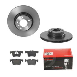 Brembo Bremsensatz-Vorderachse COATED DISC LINE / STANDARD IJDTIDCRS6 Bremsensatz, Scheibenbremse vorne rechts links innenbel&uuml;ftet 330mm f&uuml;r BMW 34116