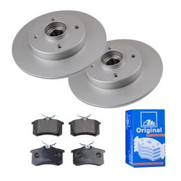 ATE Bremsensatz-Hinterachse IJF141EIE7 Bremsensatz, Scheibenbremse hinten rechts links voll 249mm f&uuml;r RENAULT PEUGEOT CITRO&Euml;N VAUXHALL OPEL 1607083280