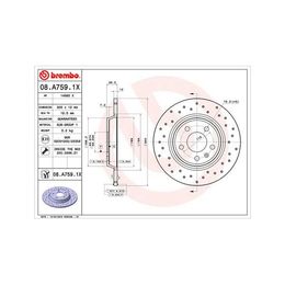 MAGNETI MARELLI Bremsscheibe 360406095002 hinten rechts links Gelocht &Oslash;300mm 300mm f&uuml;r VW (FAW) AUDI 8K0615601M L8KD615601 8K0615601J