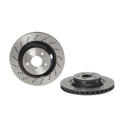 Brembo Bremsscheibe COATED DISC LINE 09.C502.11 hinten rechts links Gelocht 330mm f&uuml;r MERCEDES-BENZ 2114231112 2114231012 A2114231012