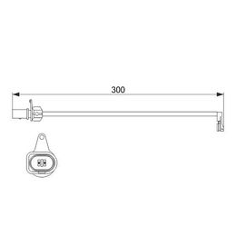 Bosch ijf14111t0 Vorderachse bel&uuml;ftet 320mm 30mm f&uuml;r FORD AUDI VW