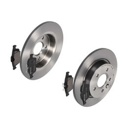 Brembo Bremsensatz-Hinterachse COATED DISC LINE / STANDARD IJDTIDKDP4 Bremsensatz, Scheibenbremse hinten rechts links voll 280mm f&uuml;r FORD USA MAZDA (C