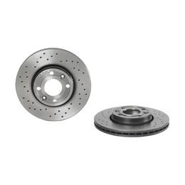 Brembo Bremsscheibe XTRA LINE 09.9078.1X vorne rechts links Gelocht 260mm f&uuml;r RENAULT LADA DACIA NISSAN (DFAC) 402068466R 402064911R 402063AW0A